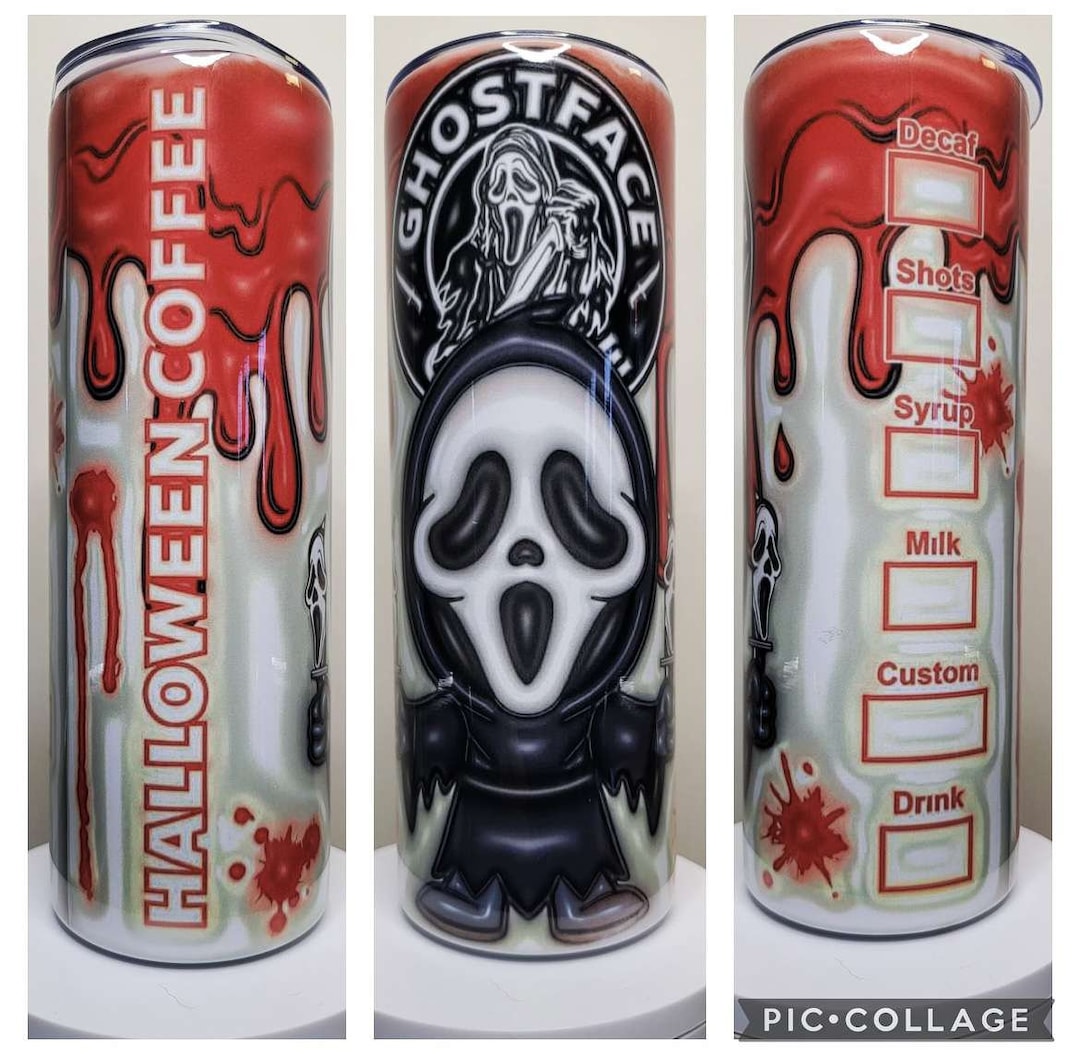Ghostface 20 Oz Skinny Tumbler - Etsy