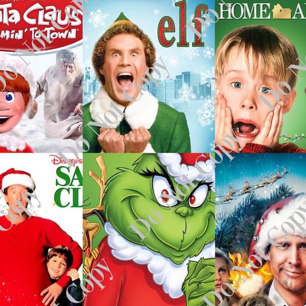 Christmas Movie Collage - Etsy