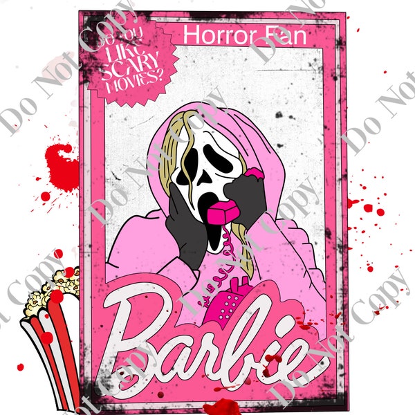Barbie Ghostface Svg - Etsy
