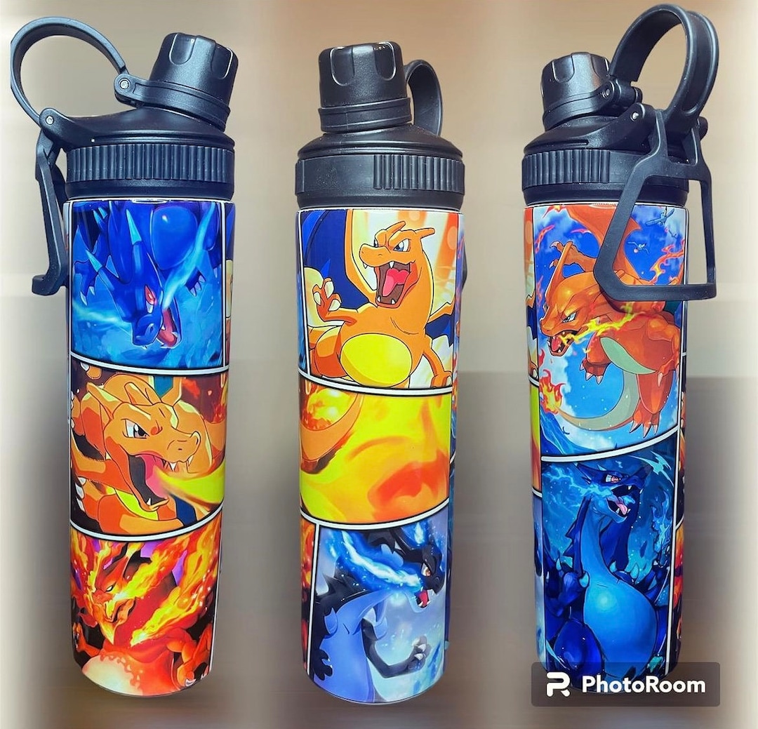 Pokémon Water Bottle - Etsy