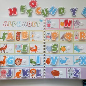 Printable Preschool Busy Book: Homeschool Activity Binder - Etsy