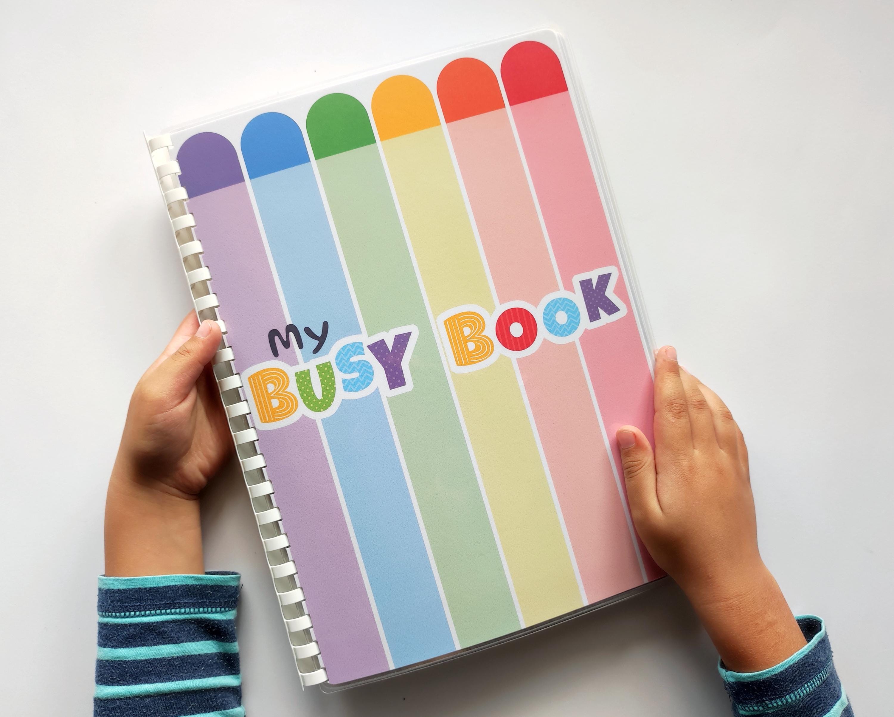 Printable Preschool Busy Book, Kids Activity, Homeschool Busy Binder ...