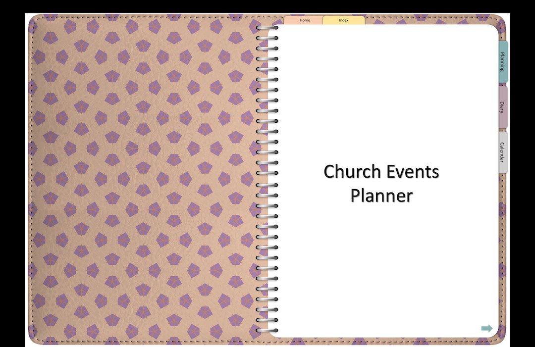 Church Event Planner Printable - Digital Organizer for Flawless ...