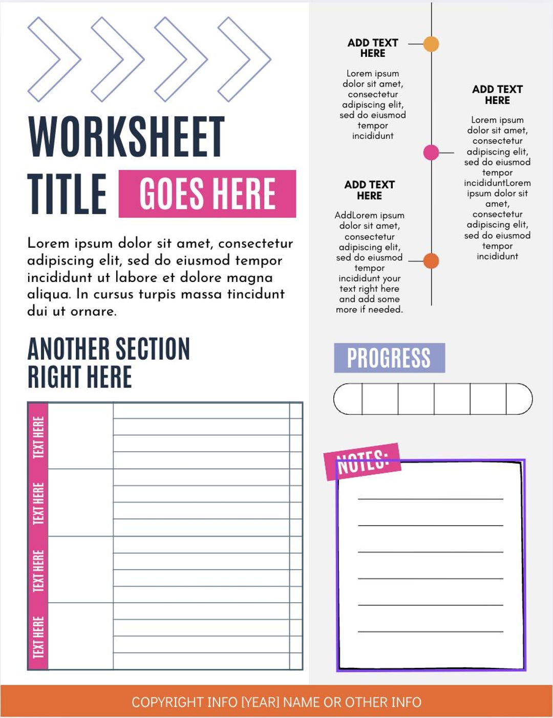 Editable Worksheet Templates | Printable Worksheets for Teachers ...