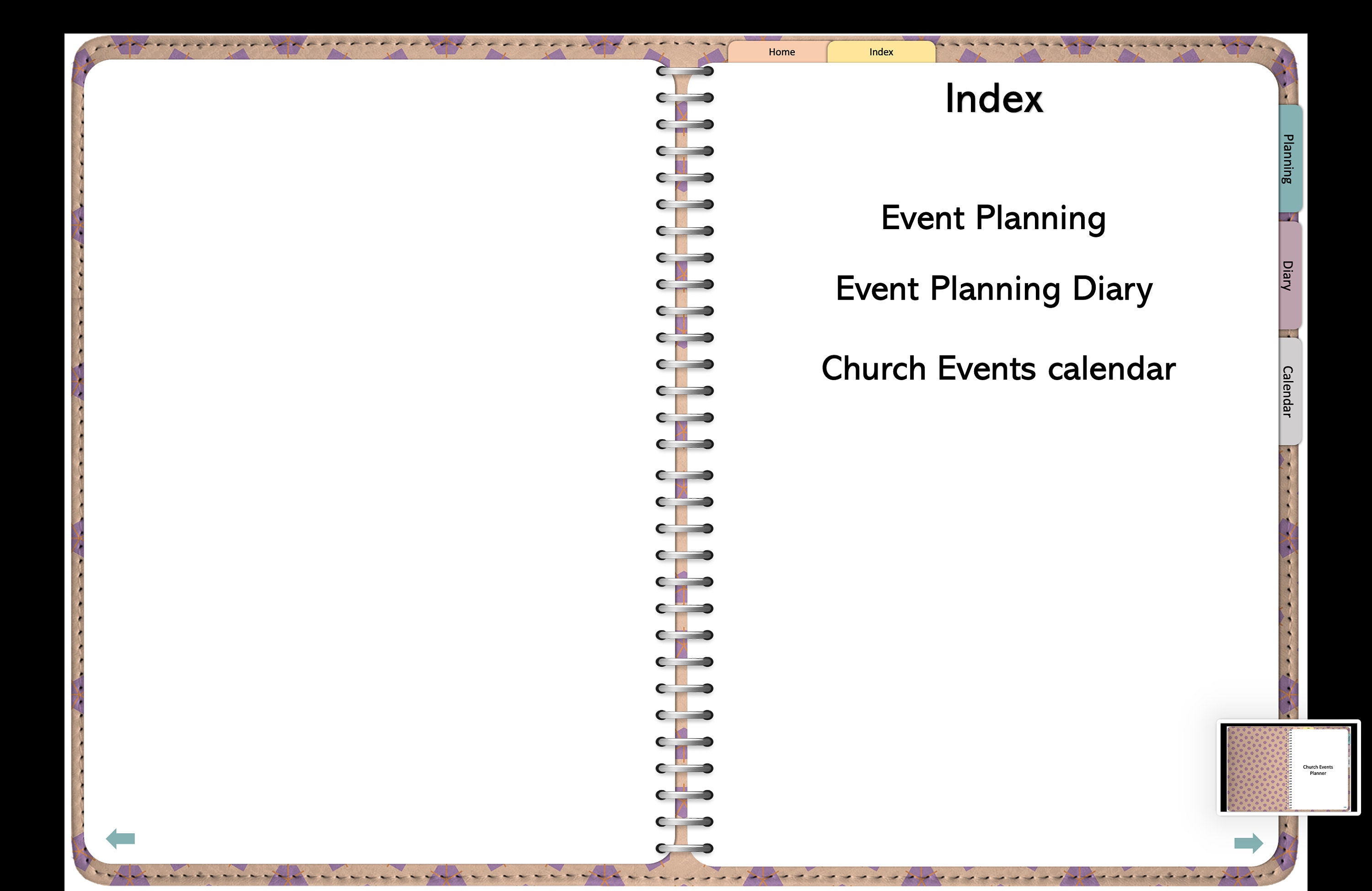 Church Event Planner Printable - Digital Organizer for Flawless ...
