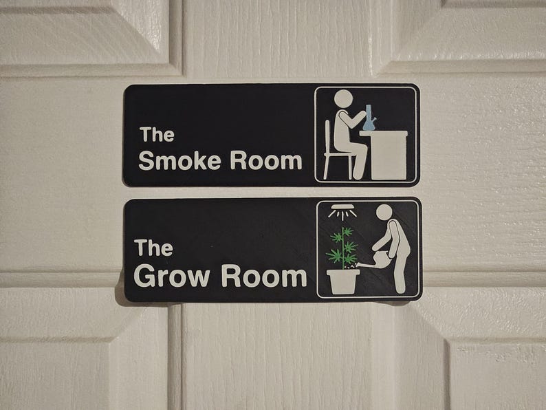 Funny Grow Room Sign: 3D Printed Office Parody - Etsy