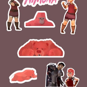 Nimona Sticker-movie Stickers - Etsy