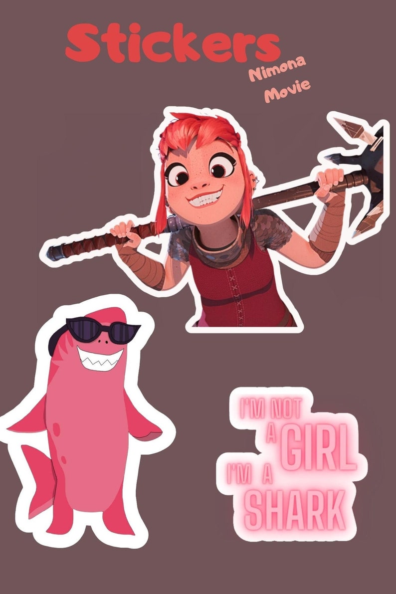 Nimona Sticker-movie Stickers - Etsy