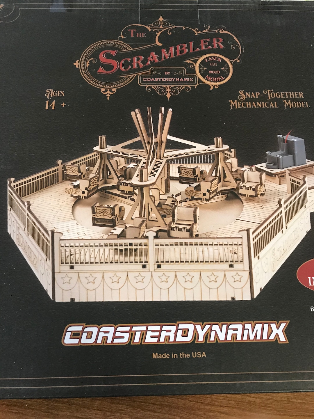 Animated Amusement Park Scrambler Ride - Etsy