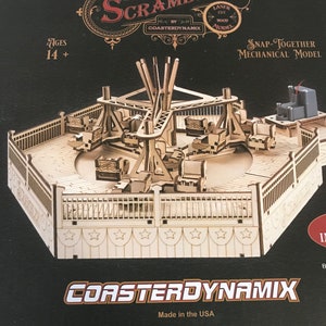 Animated Amusement Park Scrambler Ride - Etsy