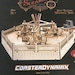 Animated Amusement Park Scrambler Ride - Etsy