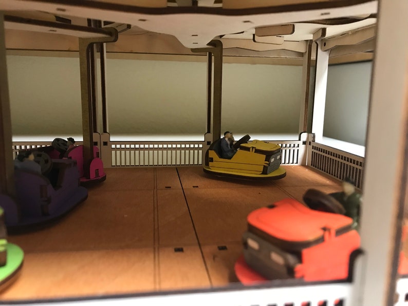 Animated Amusement Park Bumper Cars - Etsy