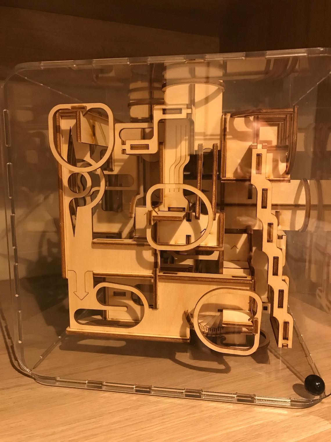3D Wood Marble Maze Game. - Etsy