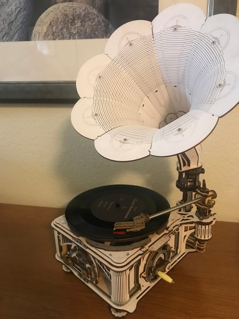 ROKR Gramaphone Replica Record Player. - Etsy