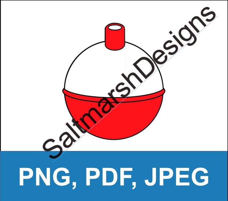 Bobber PNG, PDF, JPEG - Etsy