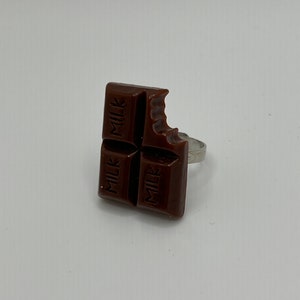 Food Rings, Desserts, Cheese, Yum Rings , Funky Statement Ring, Chunky ...