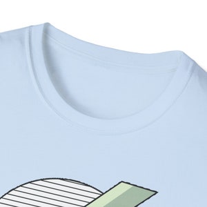 Baby Blue T-shirt W/ "wordstruck" Logo - Pencil & Lightning Bolt - Etsy