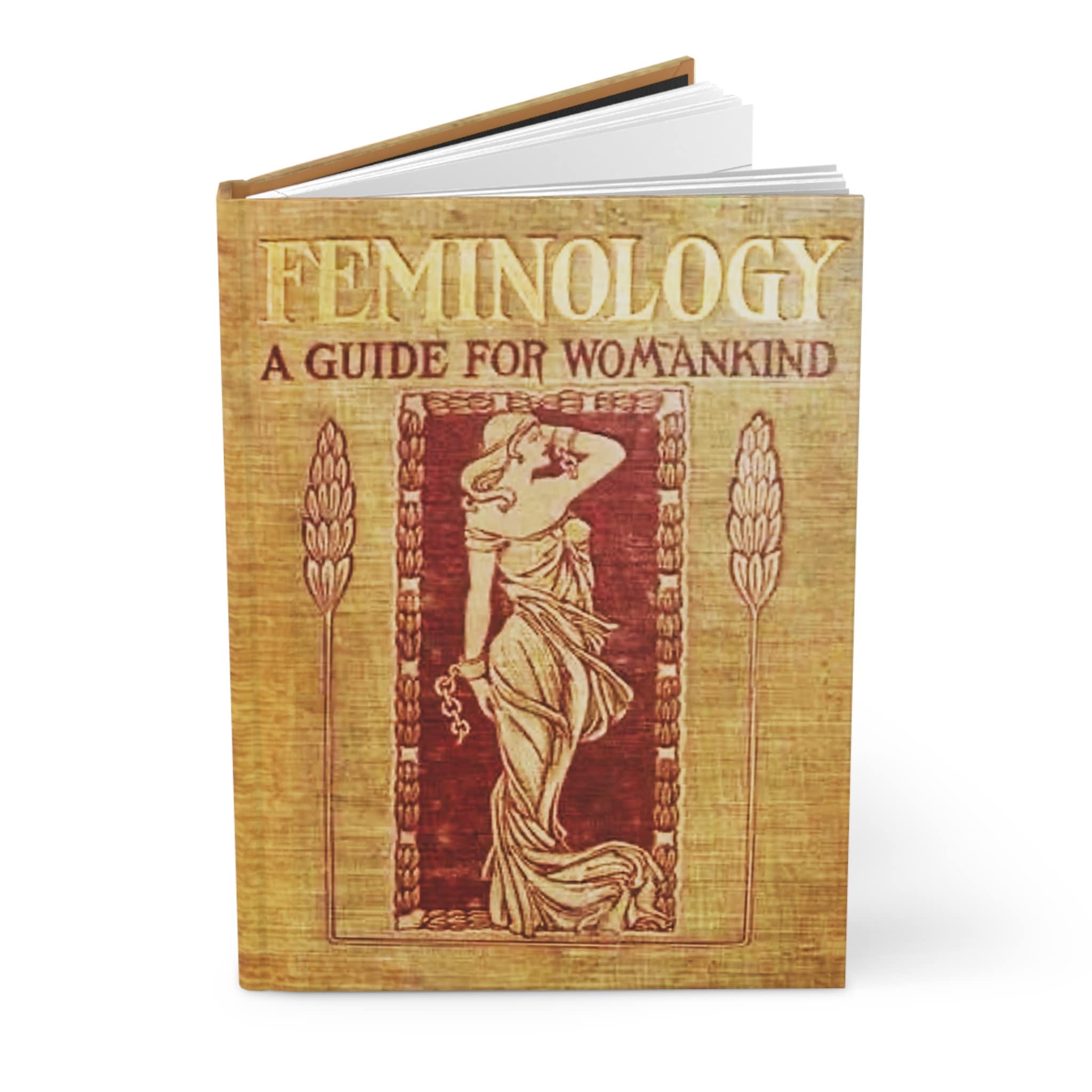 New, Ruled Hardcover Journal With Antique/vintage-inspired Book Cover Design - "feminology: A ...