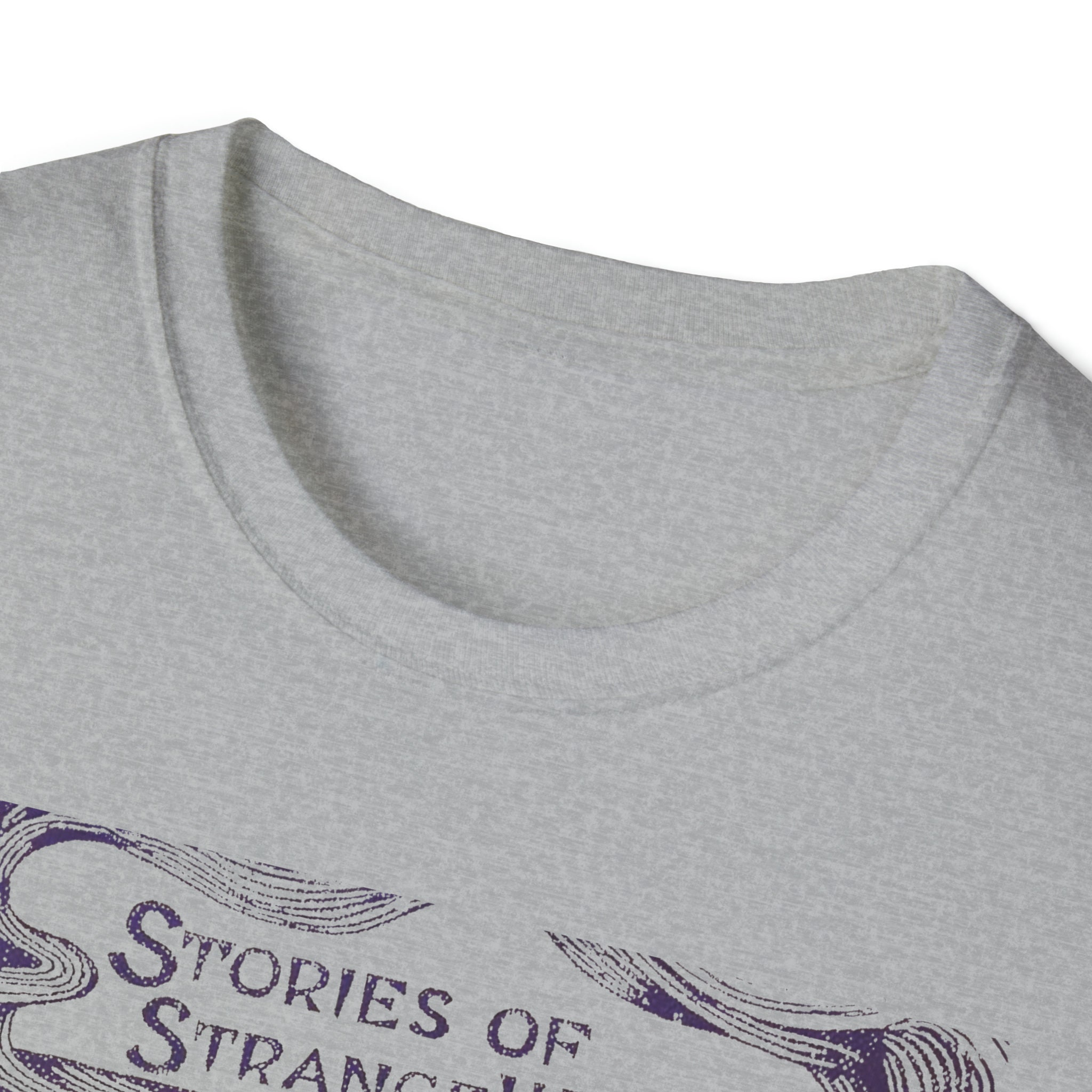 Vintage Book Cover Design Unisex Softstyle T-shirt Stories of Strange ...
