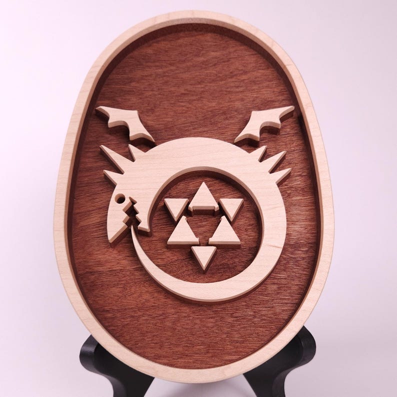 FMA Ouroboros Homunculus Tattoo Art Plaque - Etsy