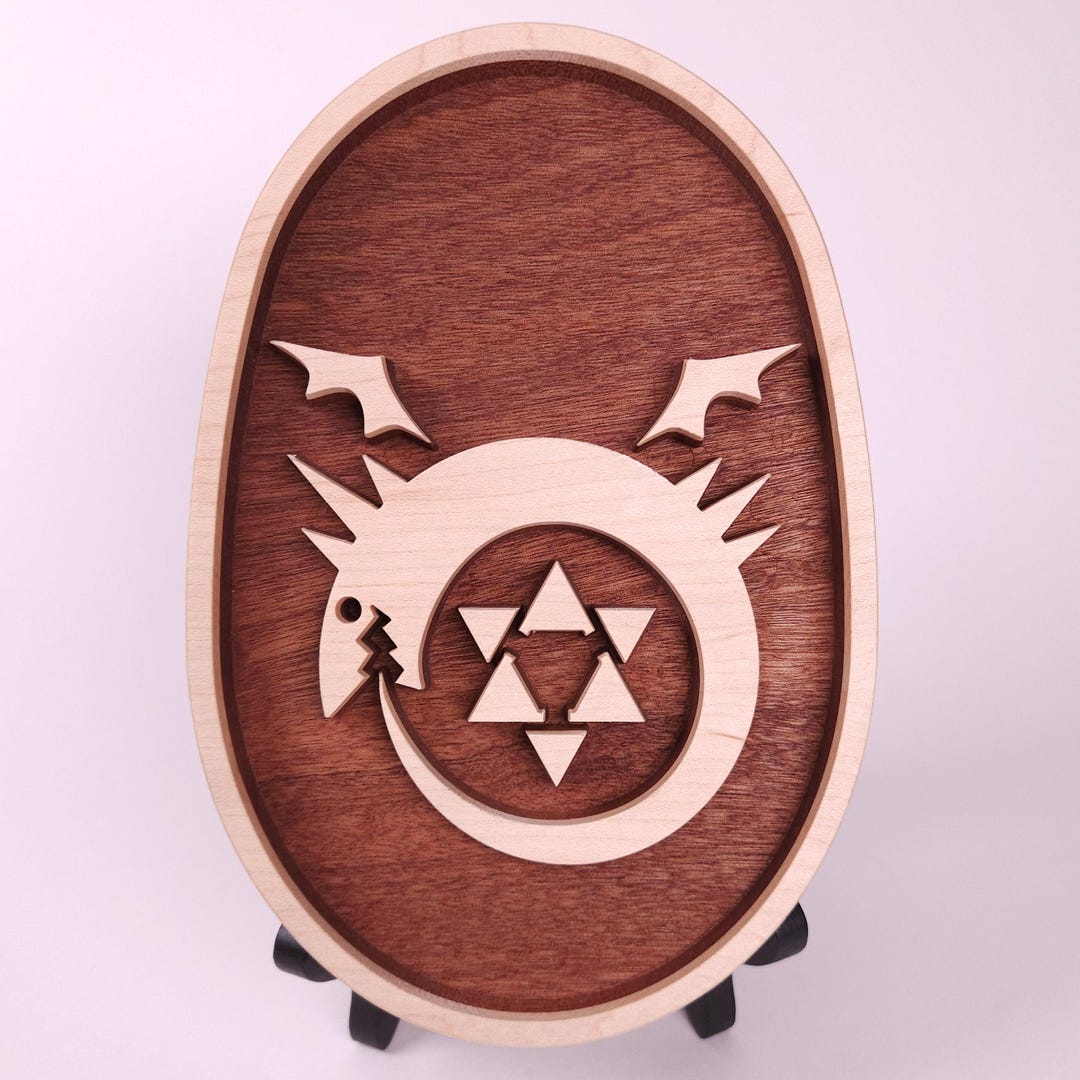 FMA Ouroboros Homunculus Tattoo Art Plaque - Etsy