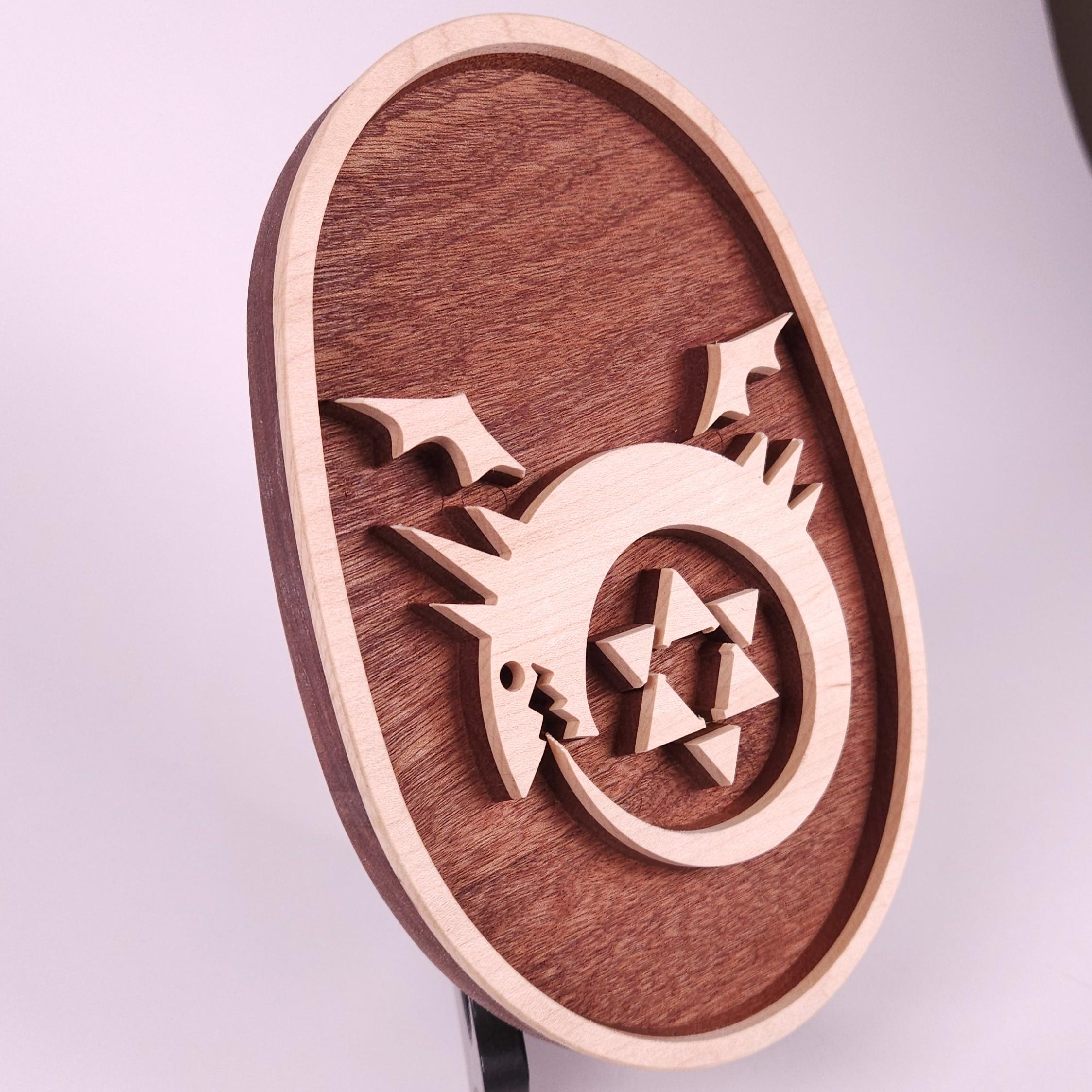 FMA Ouroboros Homunculus Tattoo Art Plaque - Etsy