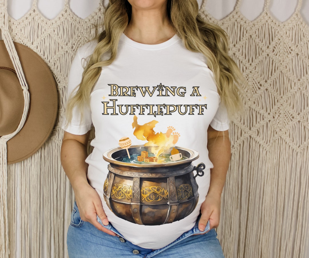 Hufflepuff Maternity Shirt Harry Potter Pregnancy Hogwarts House T ...