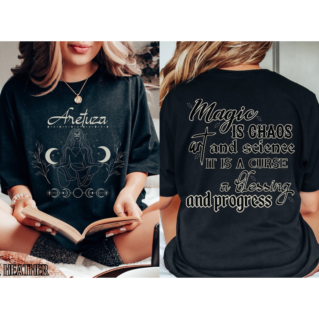 The Witcher Shirt Aretuza Geralt of Rivia Yennefer Vengerberg Magic ...