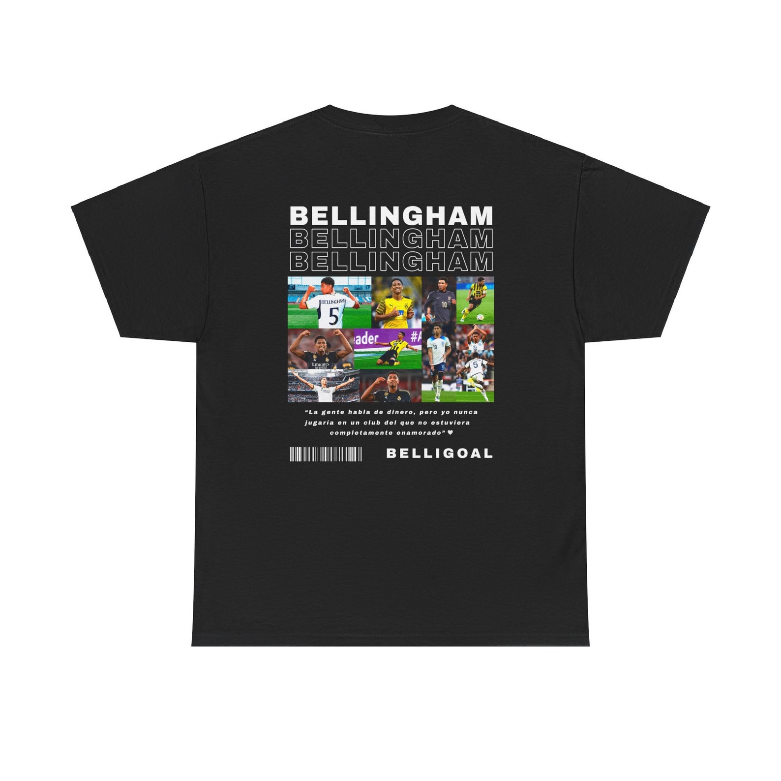 Jude Bellingham Belligoal Unisex T-shirt | Football Player Shirts ...