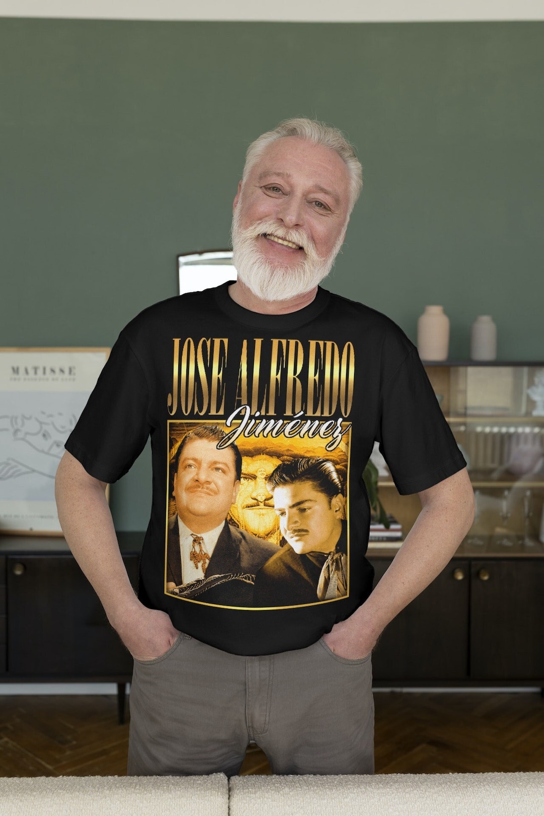 Jose Alfredo Jimenez Vintage Unisex T-shirt | Mexican Artists Shirts ...