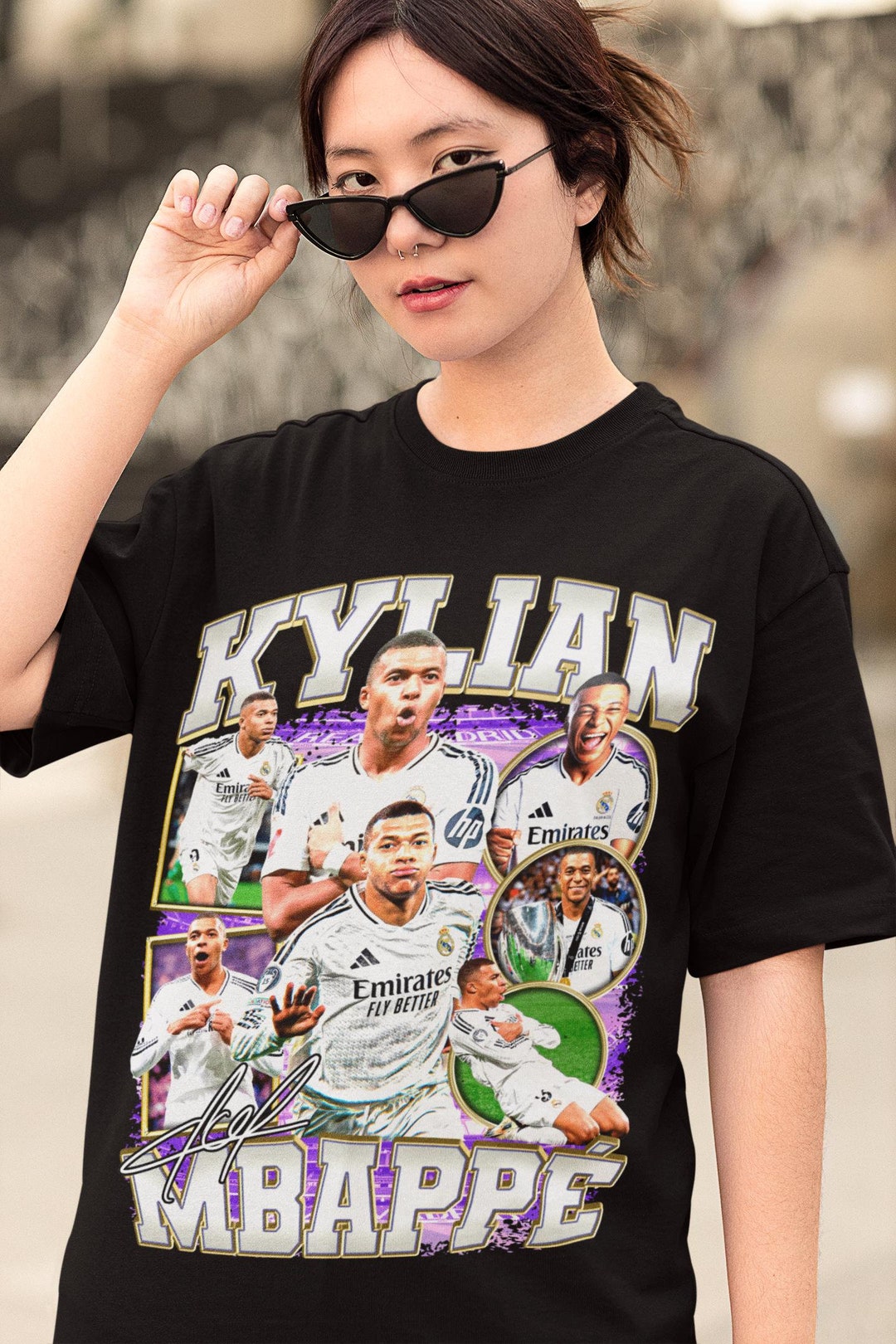 Kylian Mbappe Vintage Retro Y2K Unisex T-shirt | Kylian Mbappé Fan Gift ...