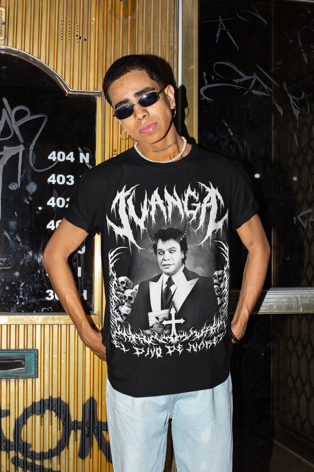 Juan Gabriel Metal Lettering Unisex T-shirt | Juan Gabriel Shirt | Juan ...