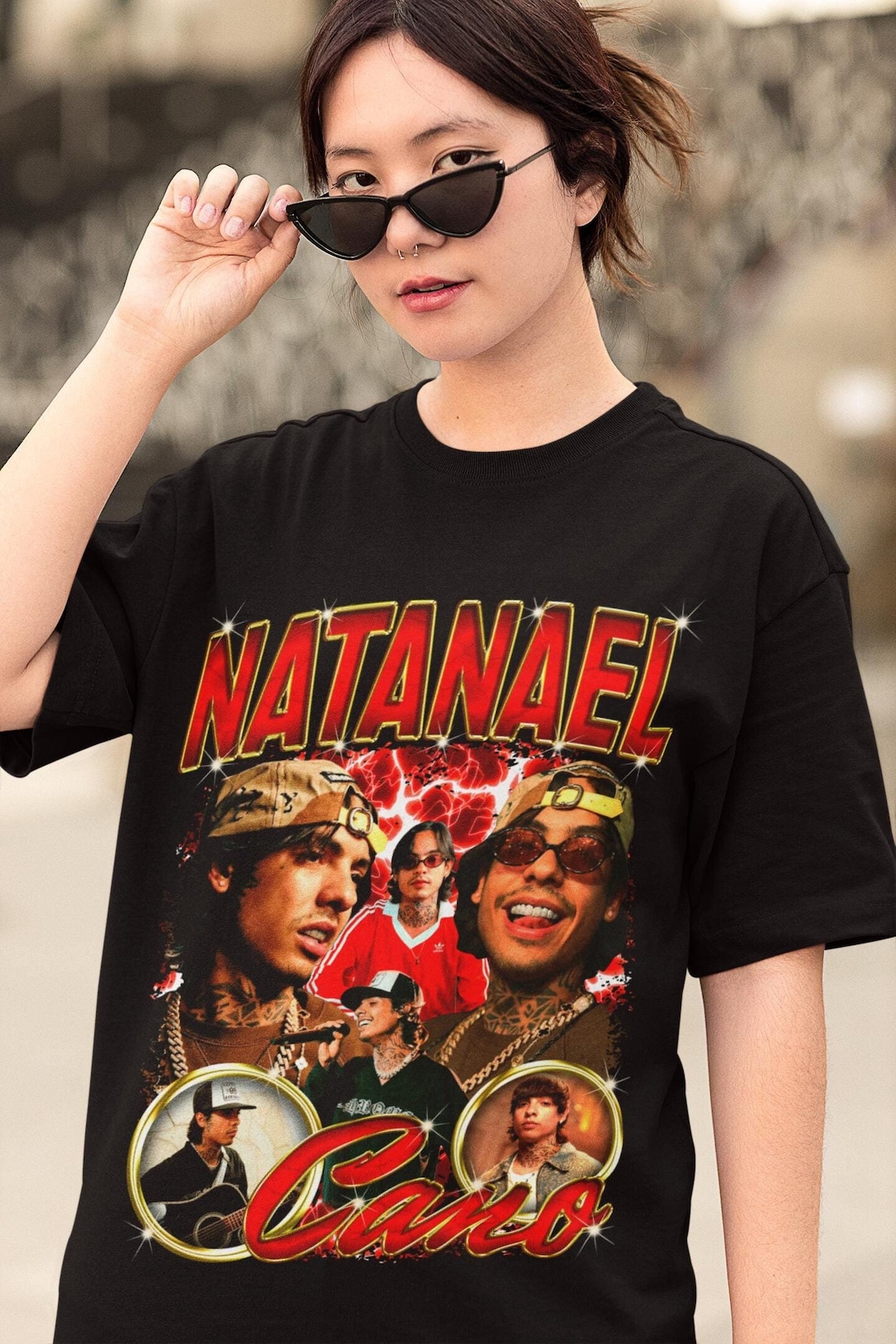 Natanael Cano Vintage Retro Unisex T-shirt | Nata Montana Shirt ...