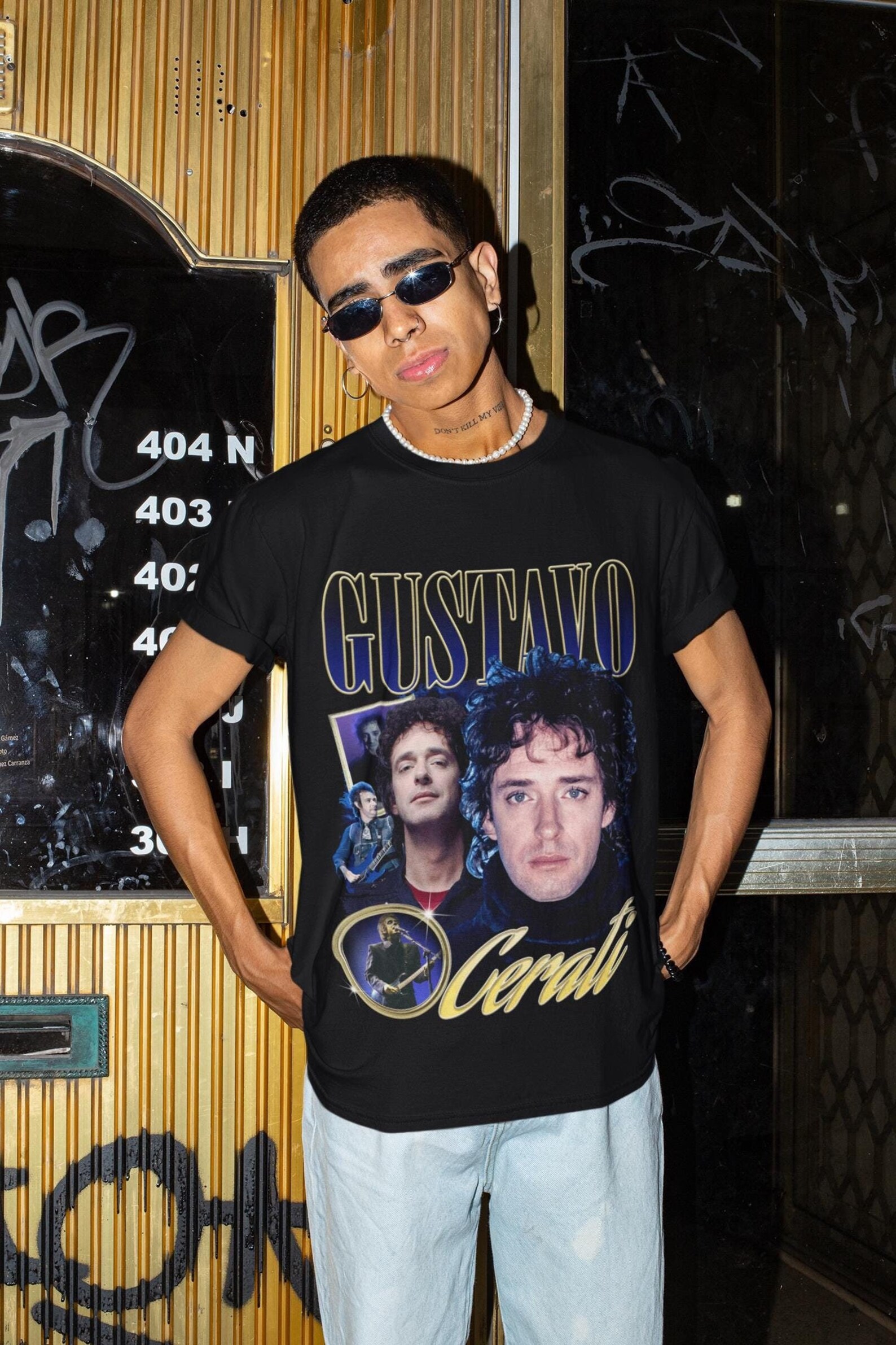 Gustavo Cerati Vintage Retro Unisex T-shirt | Gustavo Cerati Shirt ...