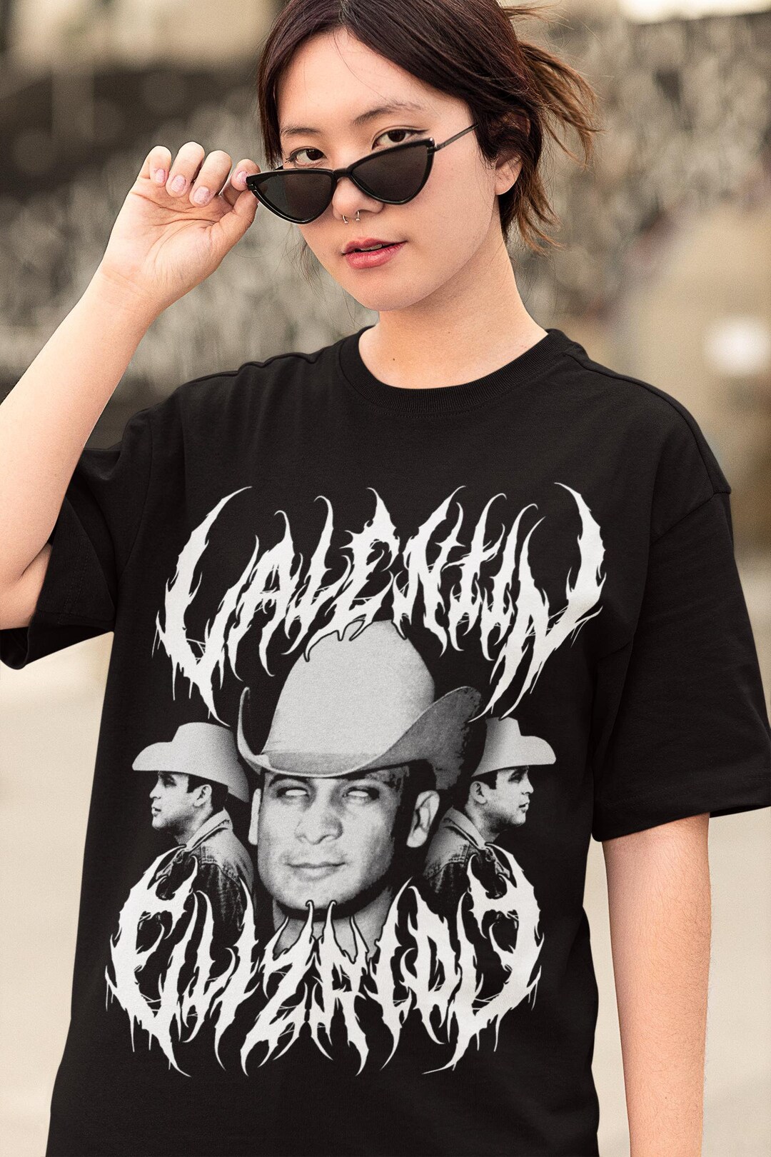 Valentin Elizalde Dark Metal Lettering Unisex T-shirt | Valentin ...