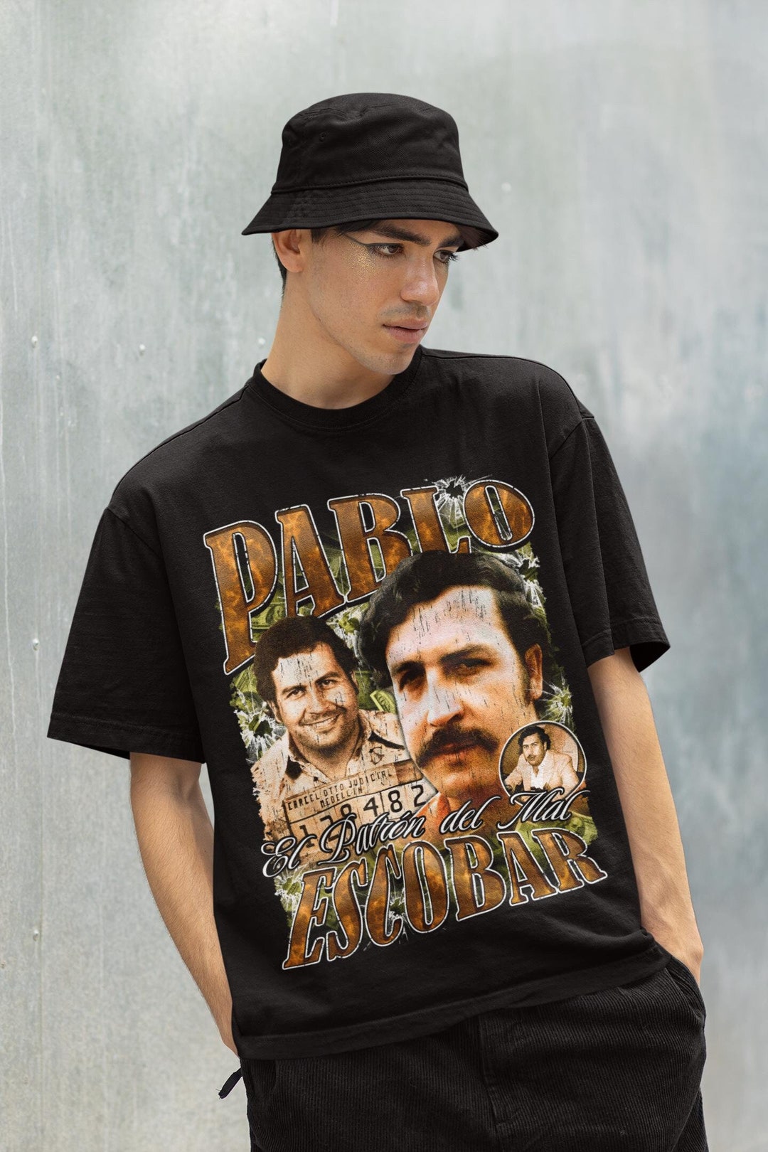 Pablo Escobar Vintage Retro Y2K Unisex T-shirt | Pablo Escobar Fan Gift ...