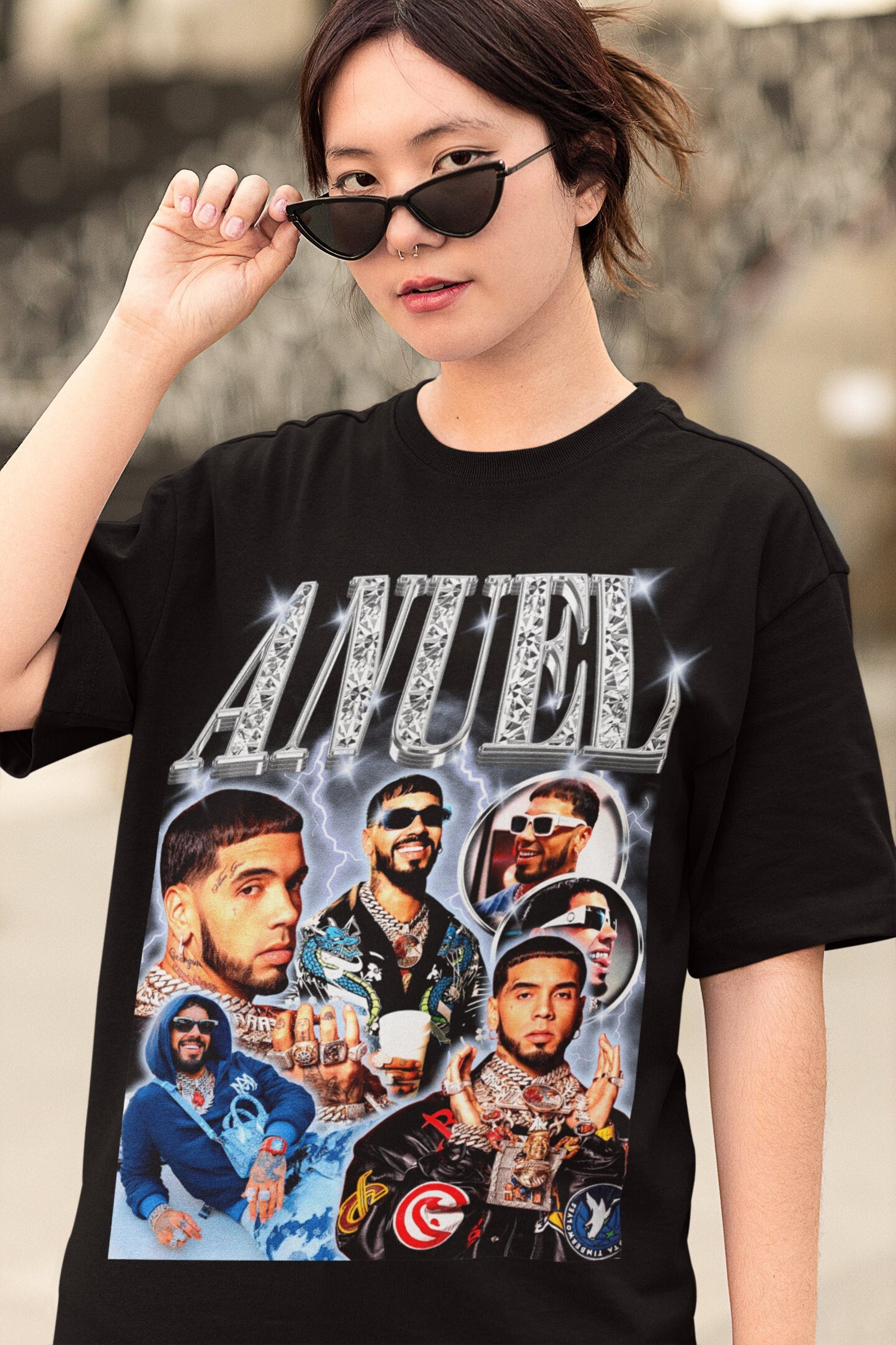 Anuel AA Vintage Retro Y2K Unisex T-shirt | Anuel AA Fan Gift | I Anuel ...
