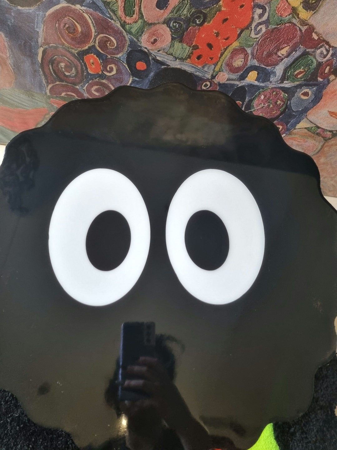 Soot Sprites Coffee Table Hand Painted With Epoxy Resin Matching ...