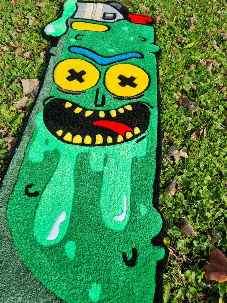 Pickle Rick Lighter Carpet, Rick and Morty, Furniture, Decoration, TV ...