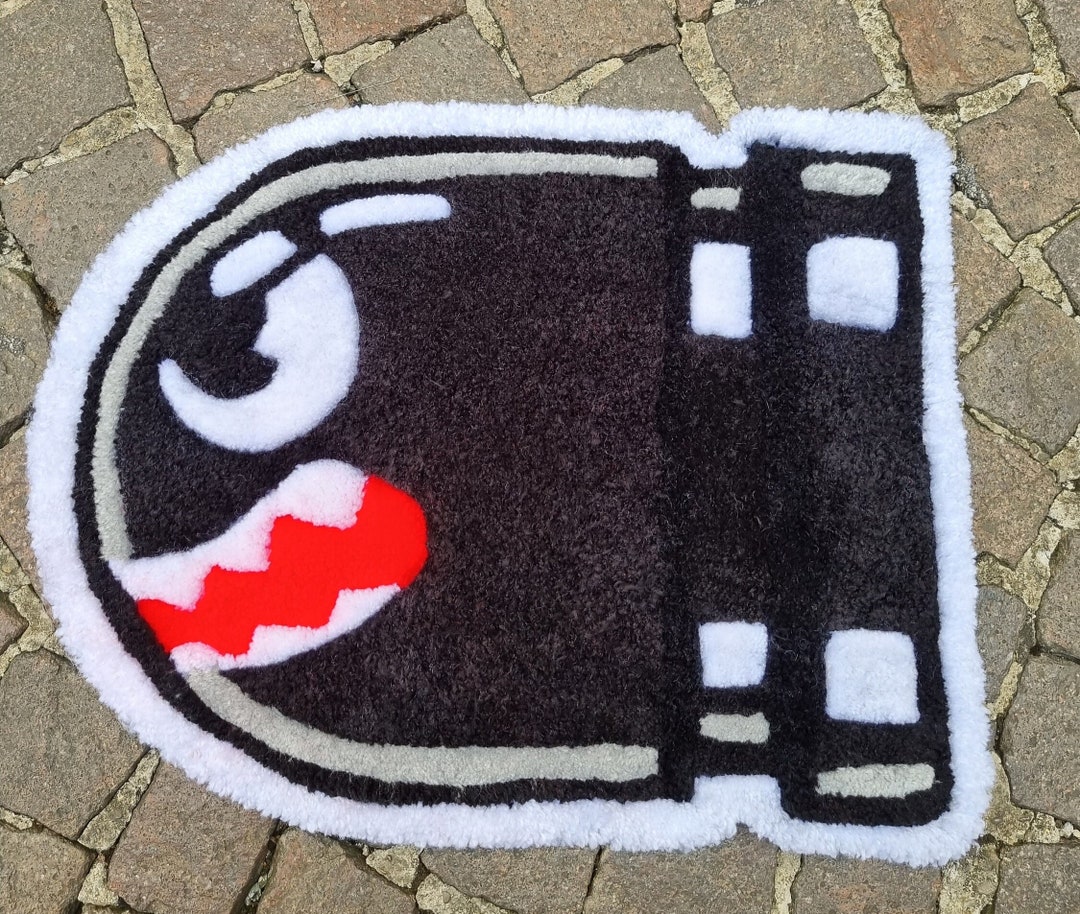 Bullet Bill Rug / Super Mario Rug / Nintendo Rug / Hand Tufted Rug ...