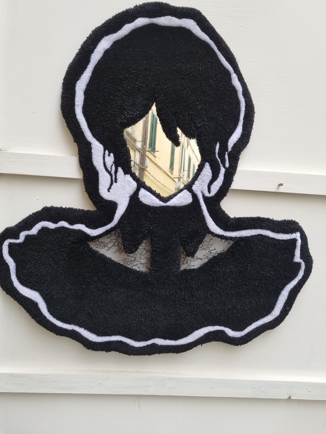 Wednesday Addams Quilted Mirror Rug, Furniture, Home, Decoration ...