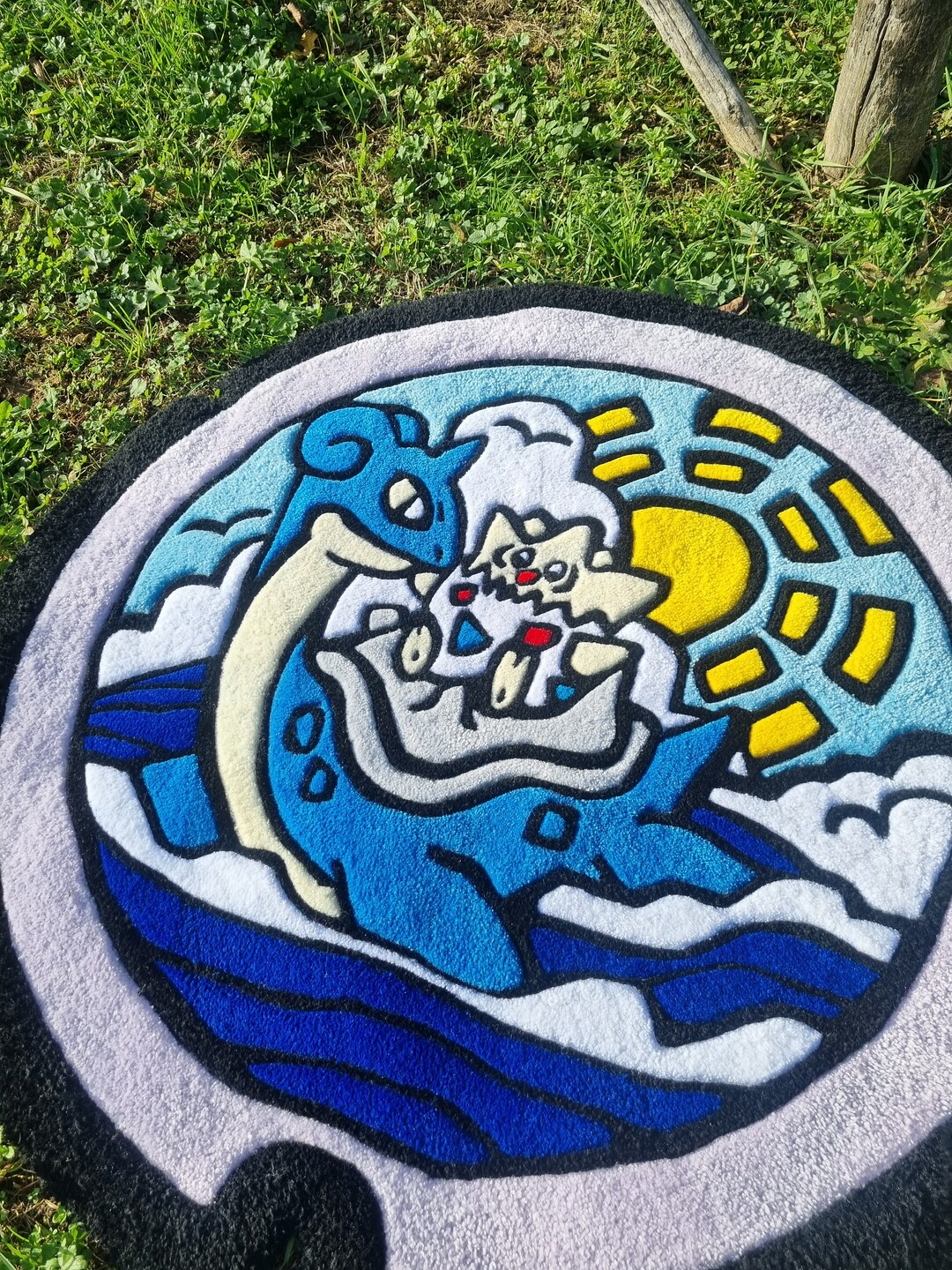 Pokefuta Lapras and Togepi Rug, Pokémon, Furniture, Home, Decoration ...