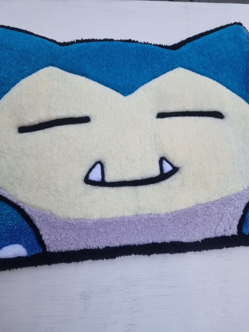 Snorlax Rug / Custom Pokemon Rug / Character Decorative Rug / Pokemon ...
