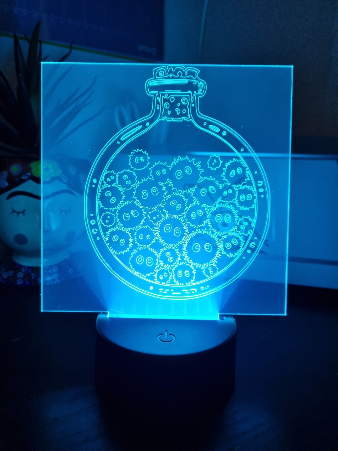 Soot Sprites Lamp, LED Lamp, Personalized Furnishings, Studio Ghibli ...