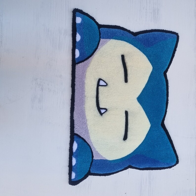 Snorlax Rug / Custom Pokemon Rug / Character Decorative Rug / Pokemon ...