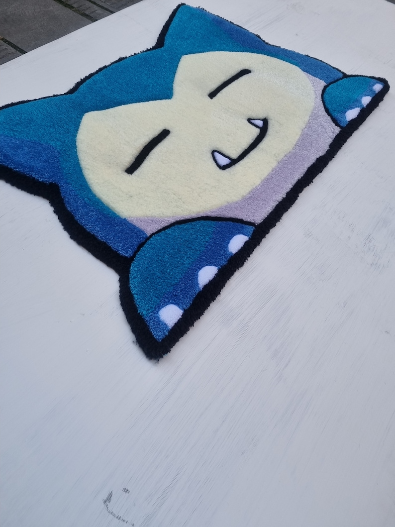 Snorlax Rug / Custom Pokemon Rug / Character Decorative Rug / Pokemon ...