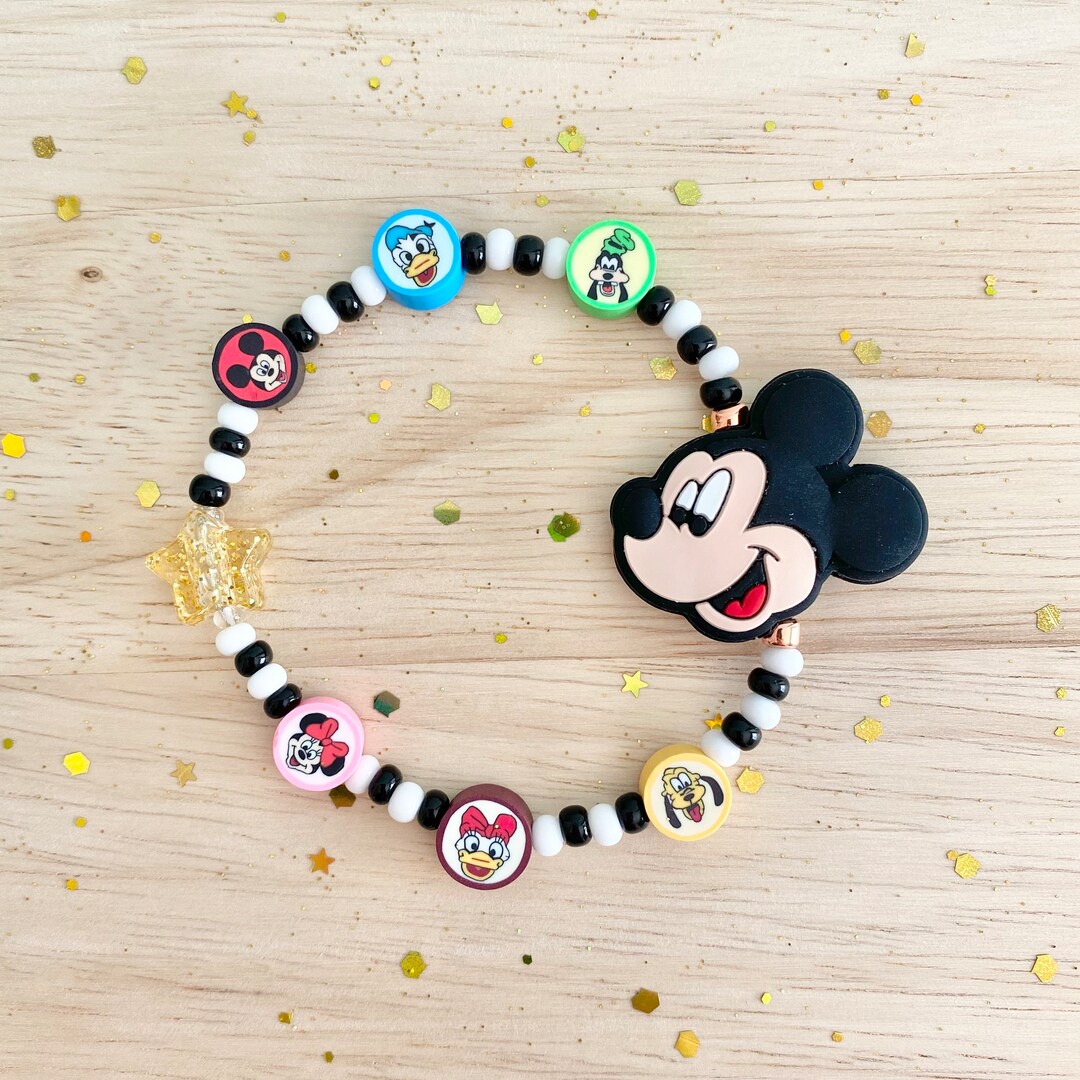 Classic Disney Characters Bracelet, Mickey Mouse Bracelet, Minnie Mouse ...