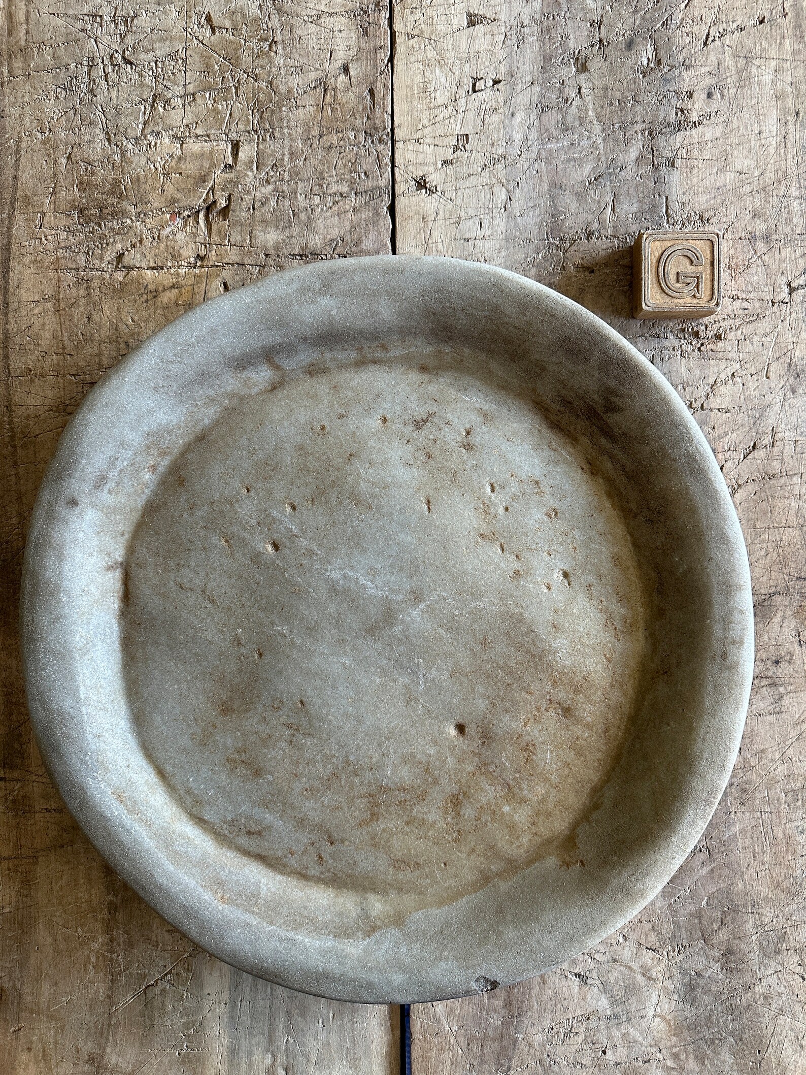 Large Antique Marble Trays - Etsy