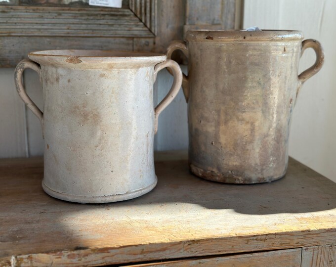 Large Antique Italian Pots/vessels - Etsy