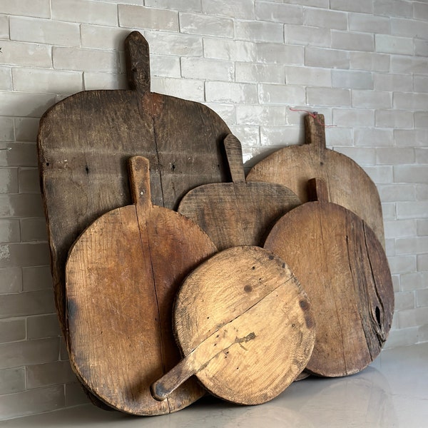 Antique Round Bread Boards - Etsy